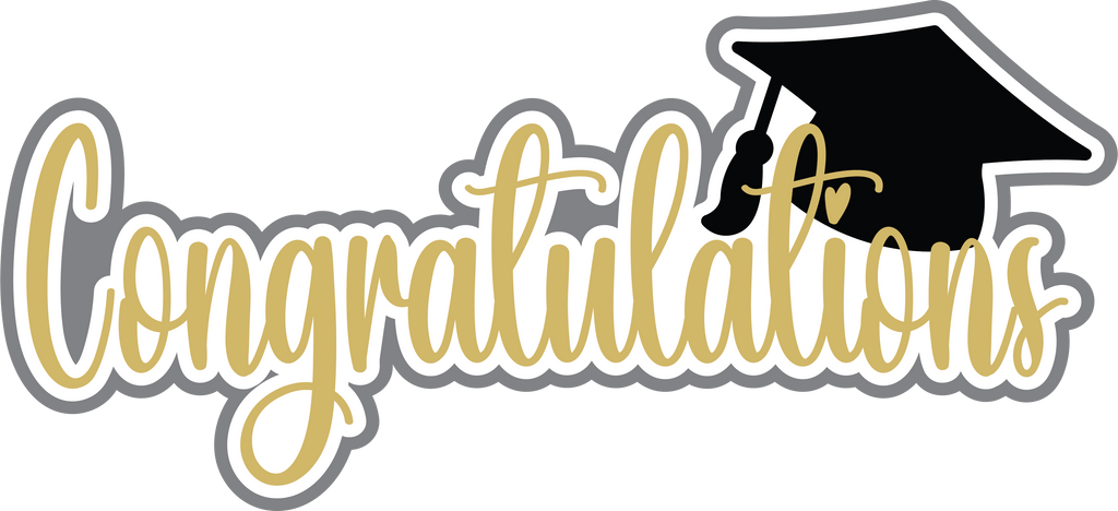 Congratulations - Digital Cut File - SVG - INSTANT DOWNLOAD – Autumn's ...