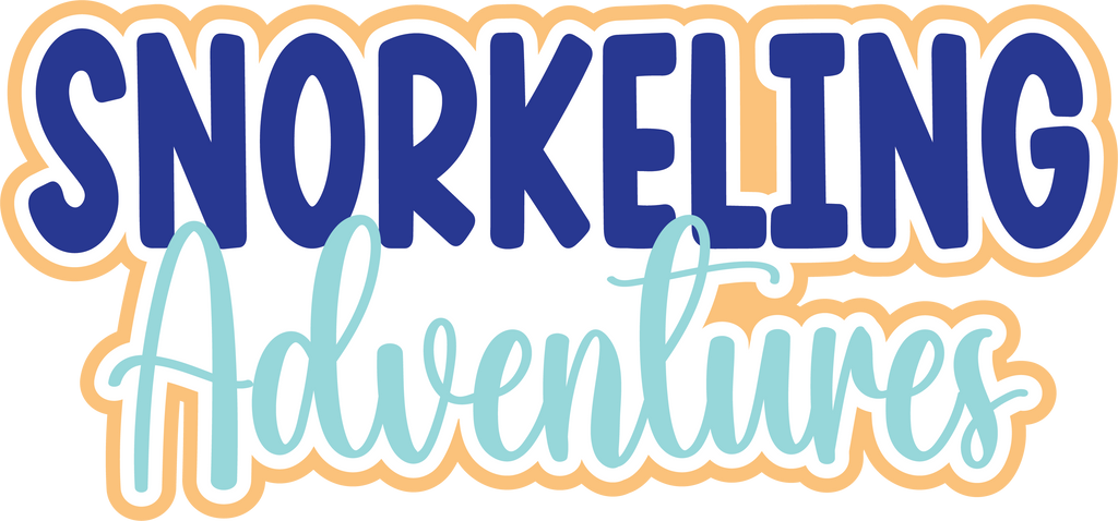 Snorkeling Adventures - Digital Cut File - SVG - INSTANT DOWNLOAD ...