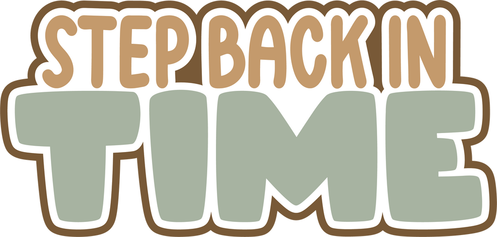 Step Back in Time - Digital Cut File - SVG - INSTANT DOWNLOAD – Autumn ...