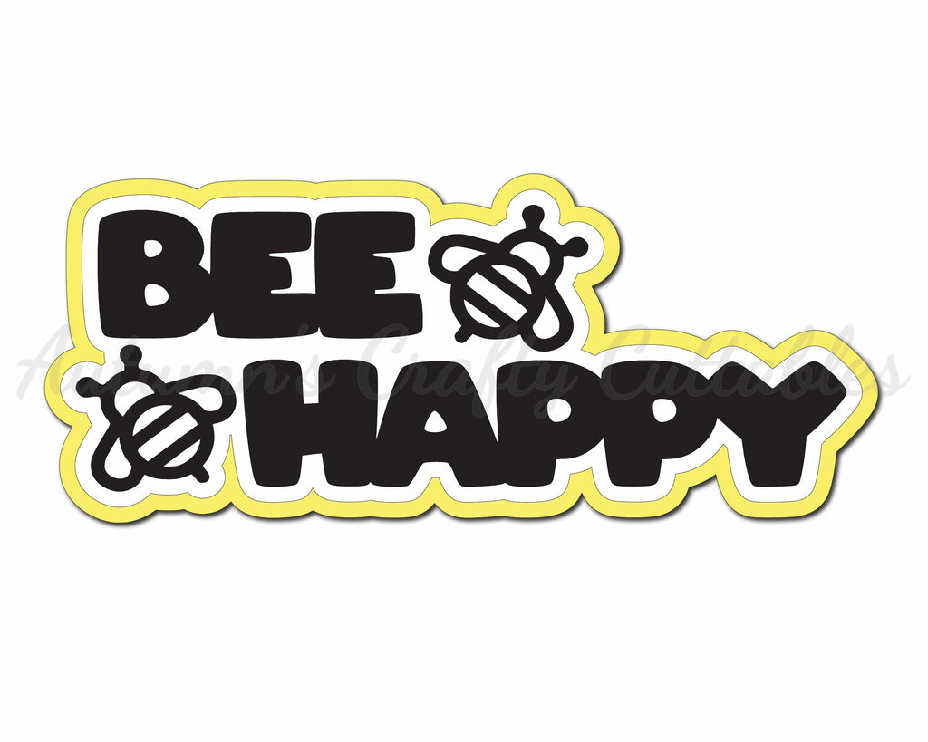 Bee Happy - Digital Cut File - SVG - INSTANT DOWNLOAD – Autumn's Crafty ...
