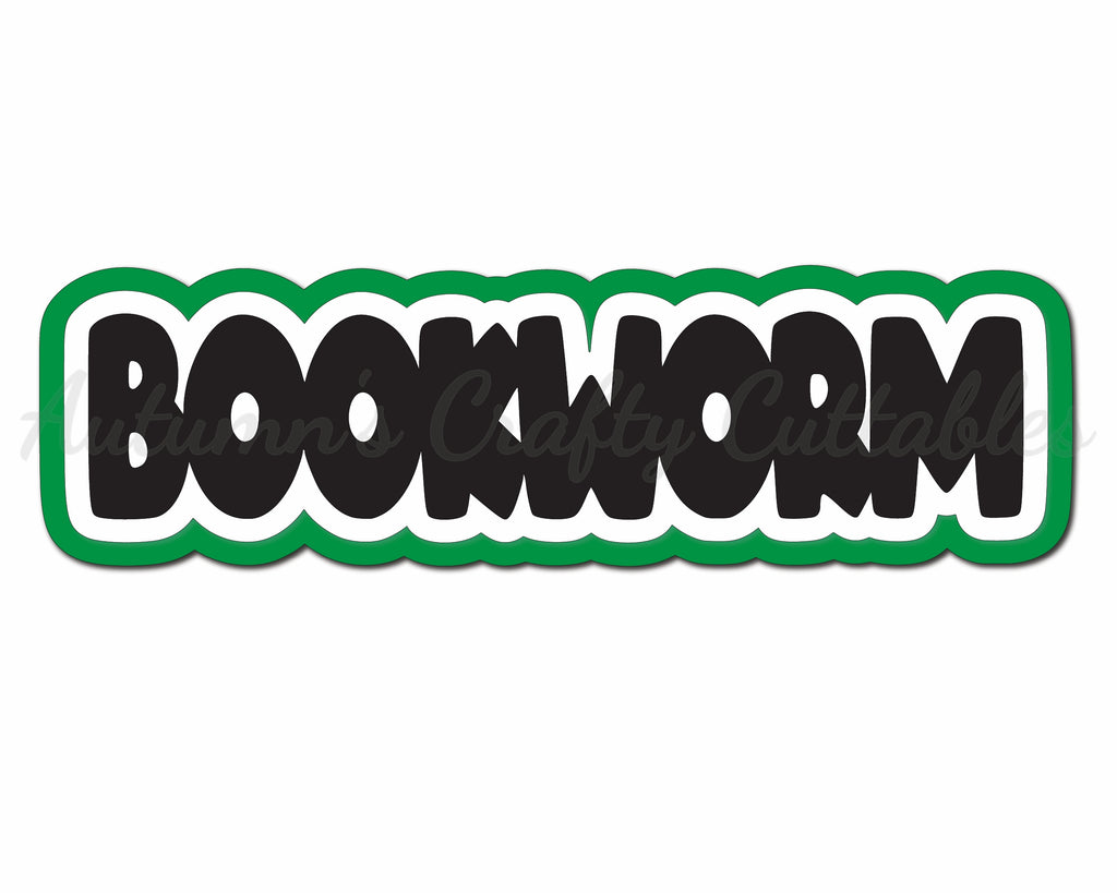Bookworm - Digital Cut File - SVG - INSTANT DOWNLOAD – Autumn's Crafty ...