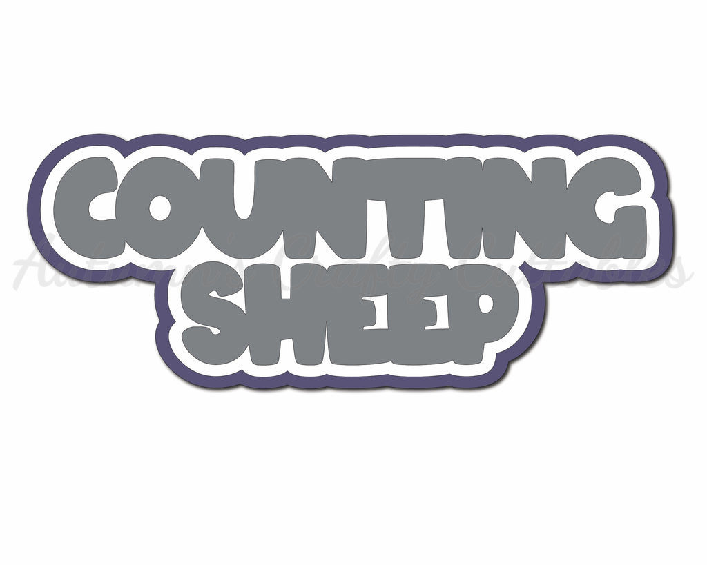 Counting Sheep - Digital Cut File - SVG - INSTANT DOWNLOAD – Autumn's ...