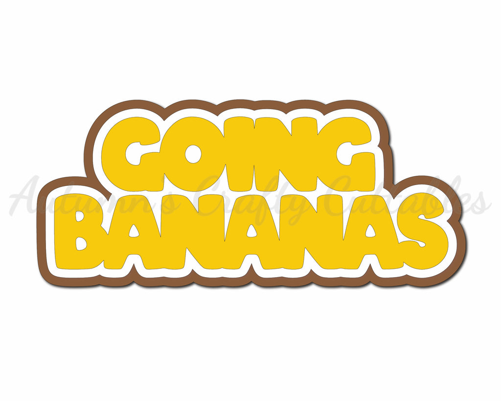Going Bananas - Digital Cut File - SVG - INSTANT DOWNLOAD – Autumn's ...