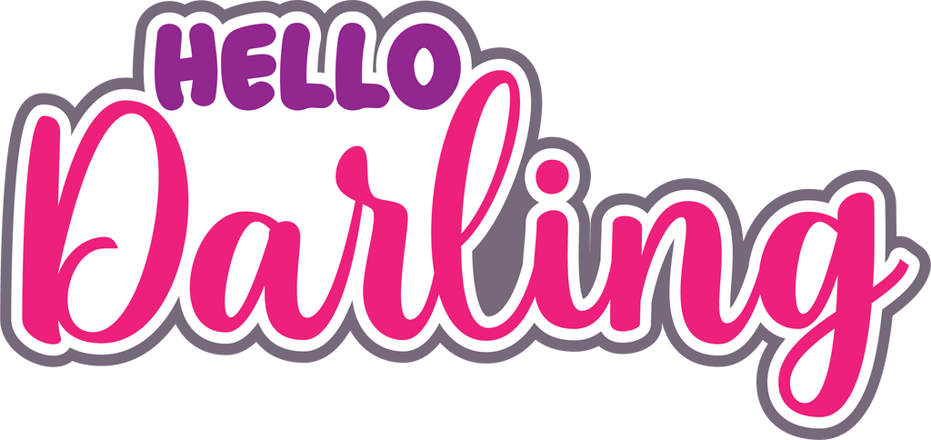 Hello Darling - Digital Cut File - SVG - INSTANT DOWNLOAD – Autumn's ...