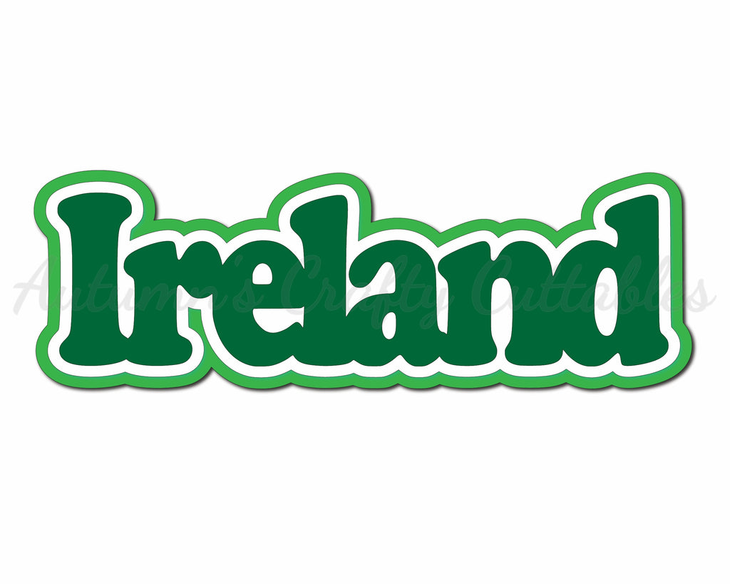 Ireland - Digital Cut File - SVG - INSTANT DOWNLOAD – Autumn's Crafty ...