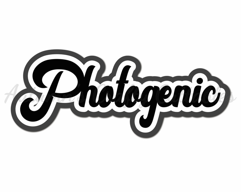 Photogenic - Digital Cut File - SVG - INSTANT DOWNLOAD – Autumn's ...