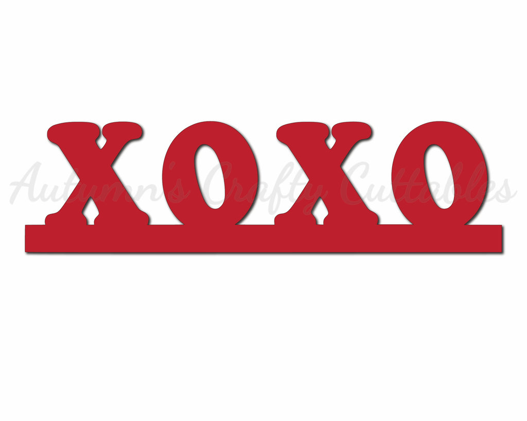 XOXO - Digital Cut File - SVG - INSTANT DOWNLOAD – Autumn's Crafty ...